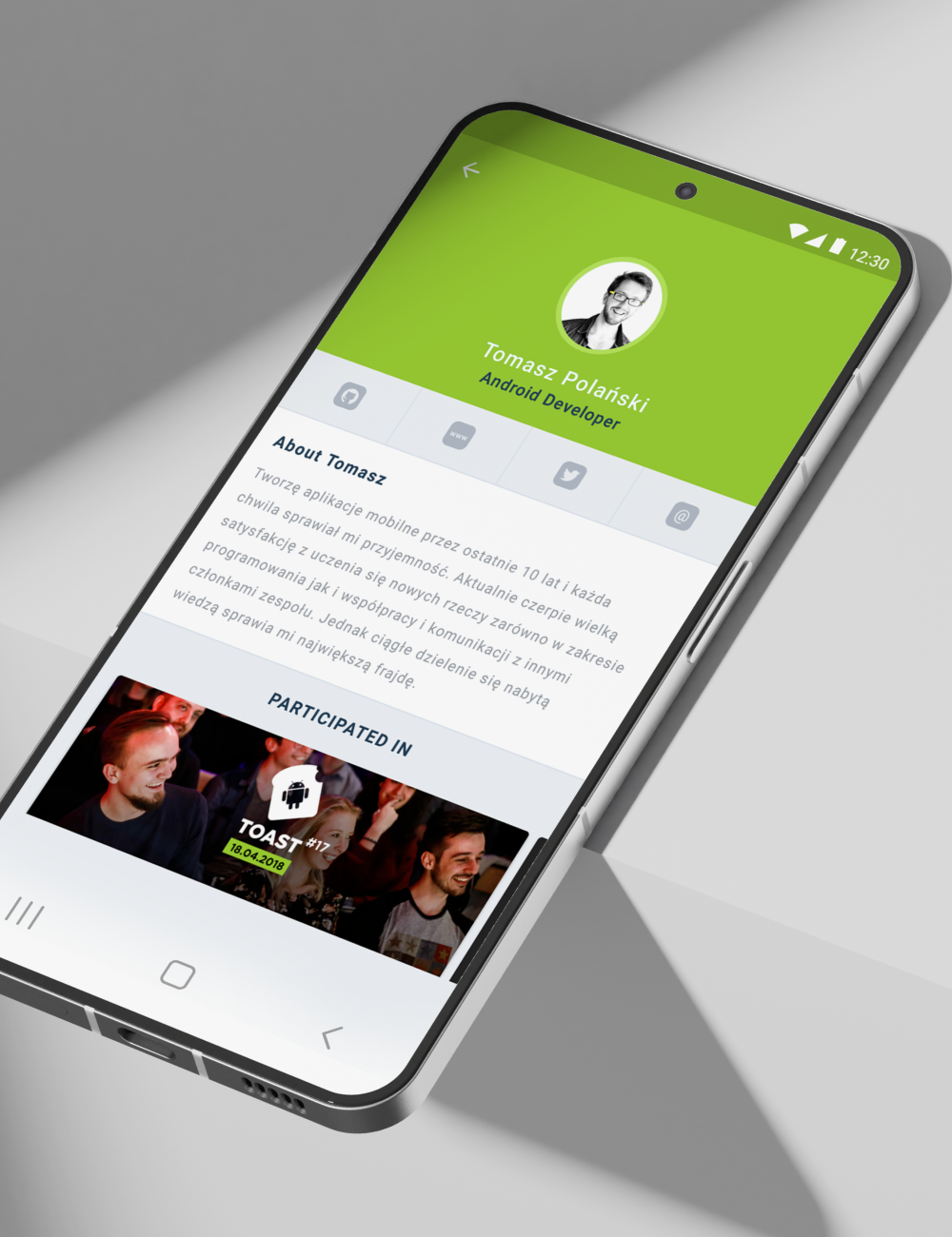 Toast App – Event App for Android Developers Meetup | Our Clients