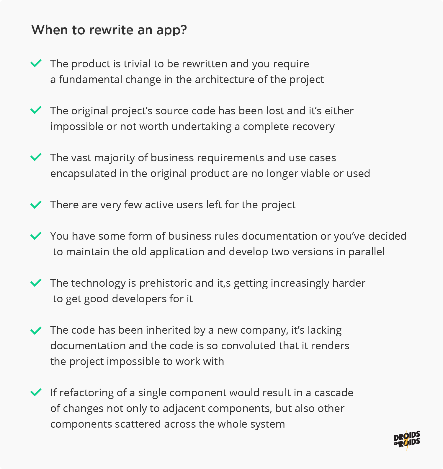 Refactoring vs Rewriting a Mobile App from Scratch | Blog
