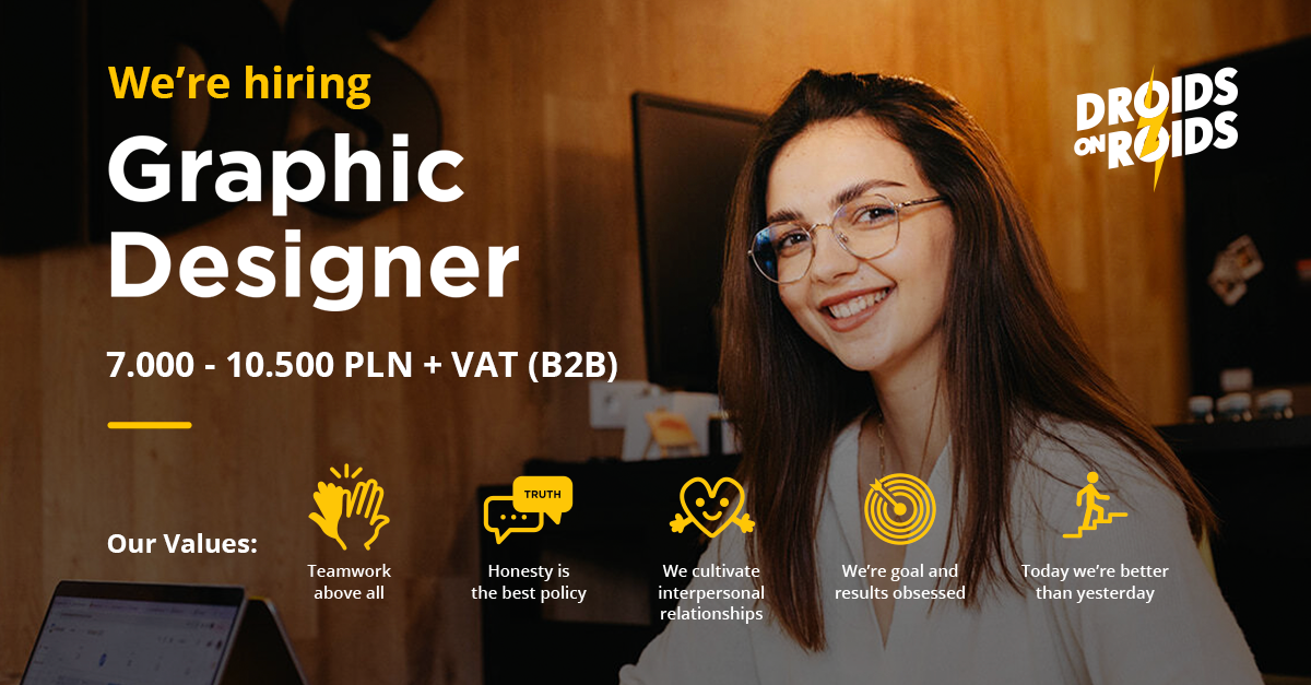 Join us: Graphic Designer - Droids On Roids